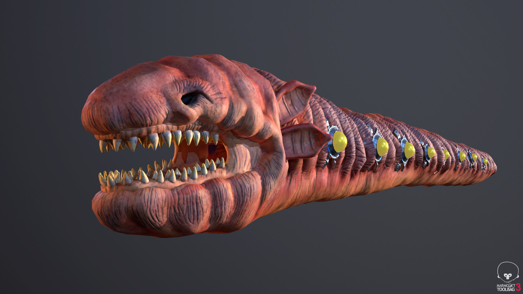 ArtStation - Sharkworm from Outer Space | Game Assets
