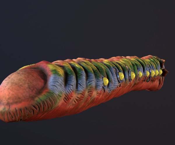 ArtStation - Sharkworm from Outer Space | Game Assets