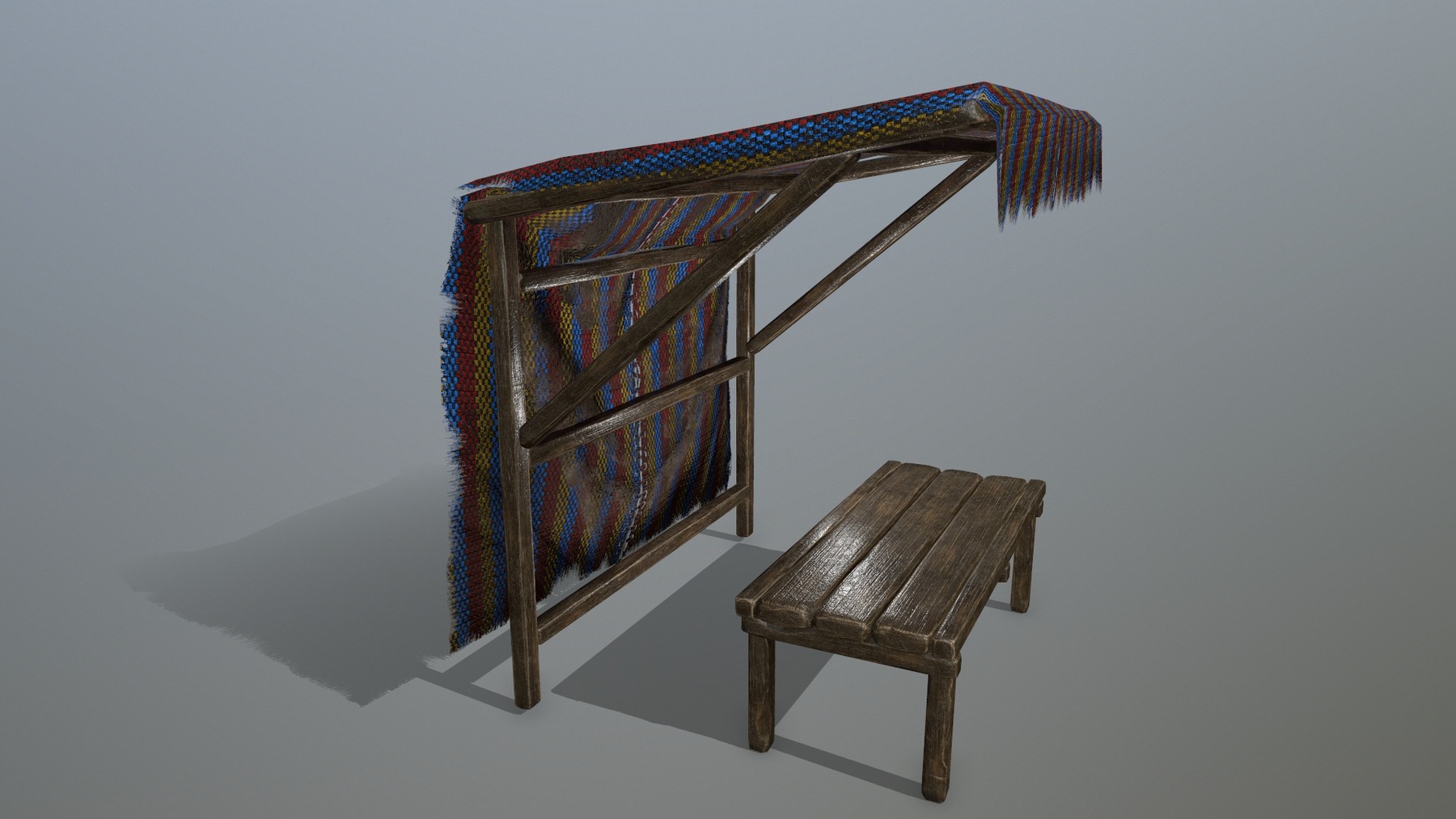 ArtStation - market_bench | Game Assets