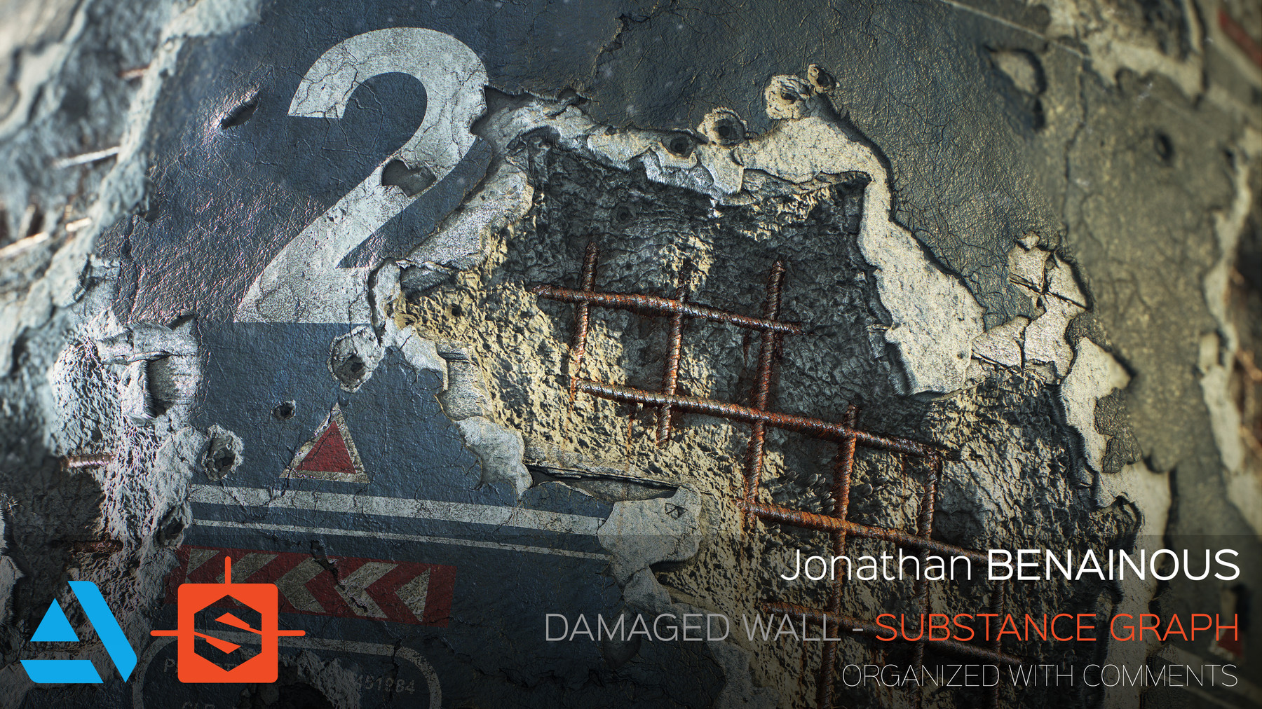ArtStation - Substance - Damaged Wall | Game Assets