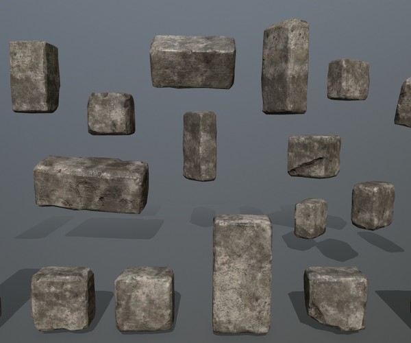 ArtStation - stone set | Resources