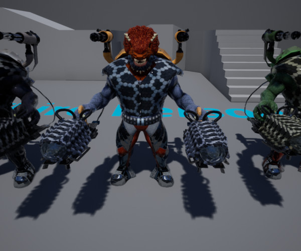 ArtStation - Sci Fi Beast (UE4 Assets) | Game Assets