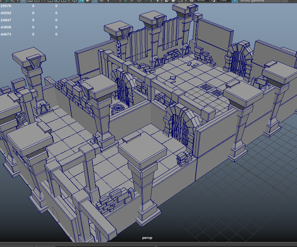 ArtStation - Modular Stylized Handpainted Dungeon | Game Assets