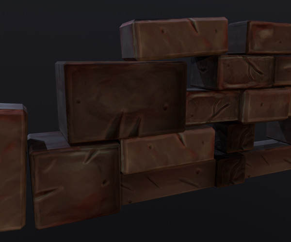 ArtStation - Modular Stylized Handpainted Dungeon | Game Assets