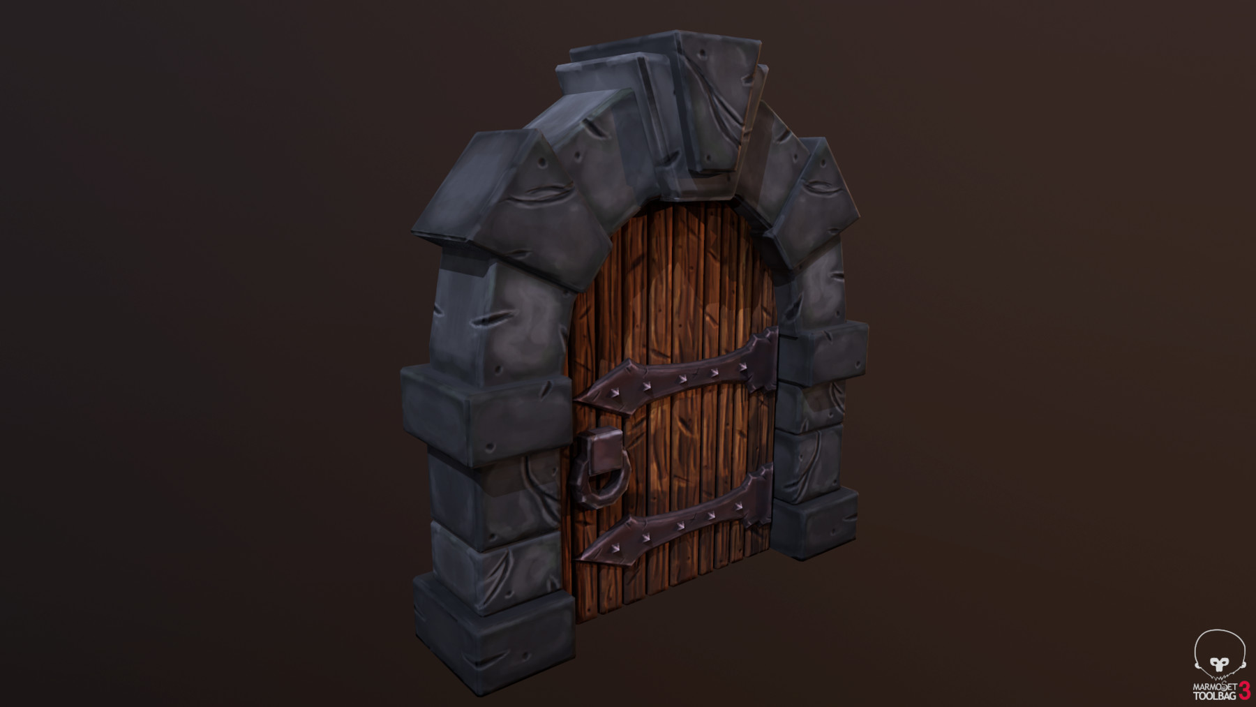 ArtStation - Modular Stylized Handpainted Dungeon | Game Assets