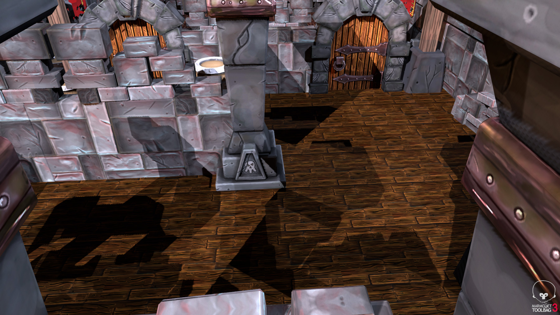 ArtStation - Modular Stylized Handpainted Dungeon | Game Assets