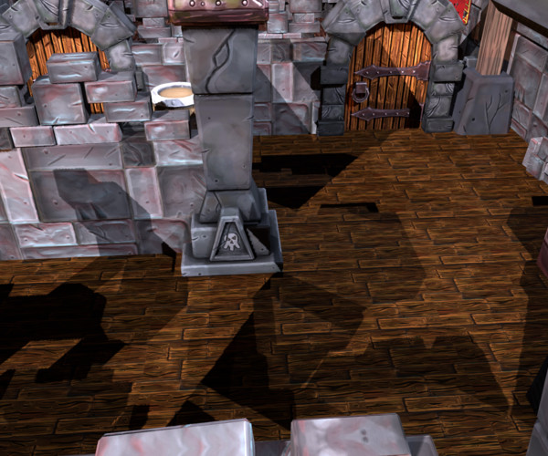 ArtStation - Modular Stylized Handpainted Dungeon | Game Assets