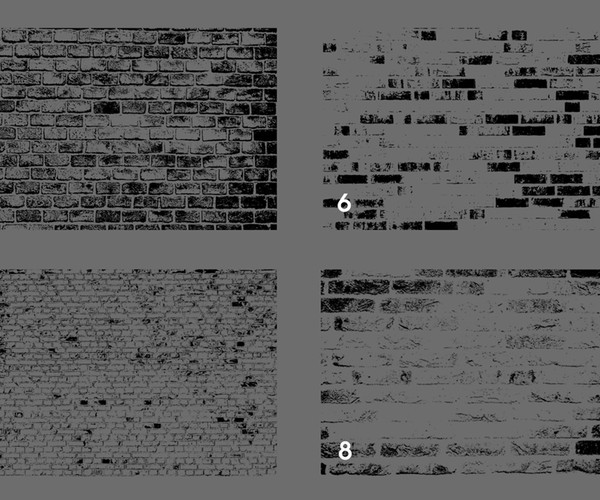 ArtStation - 20 Bricks Wall Texture Overlays | Resources
