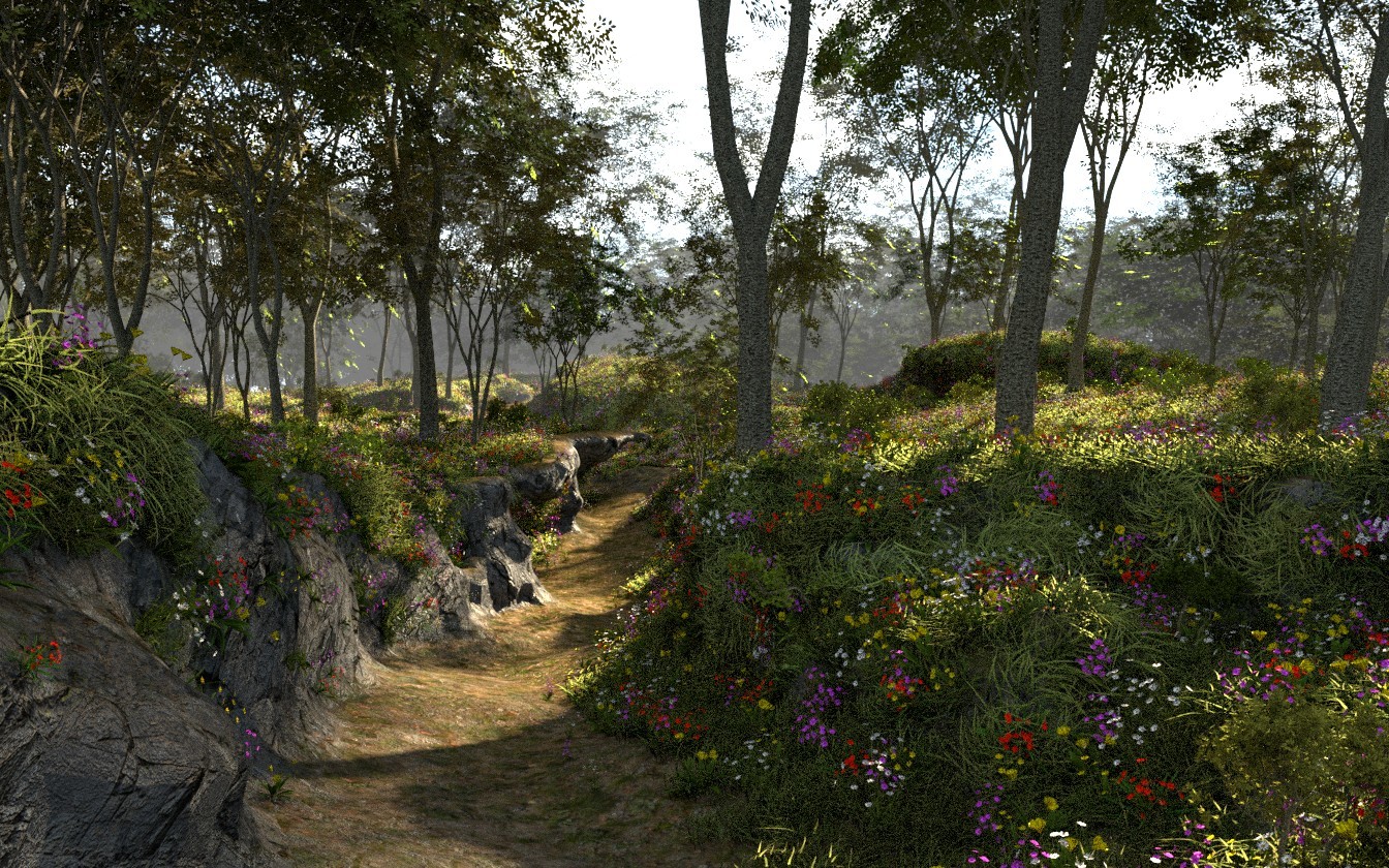 ArtStation - Sweet spring in Blender | Resources