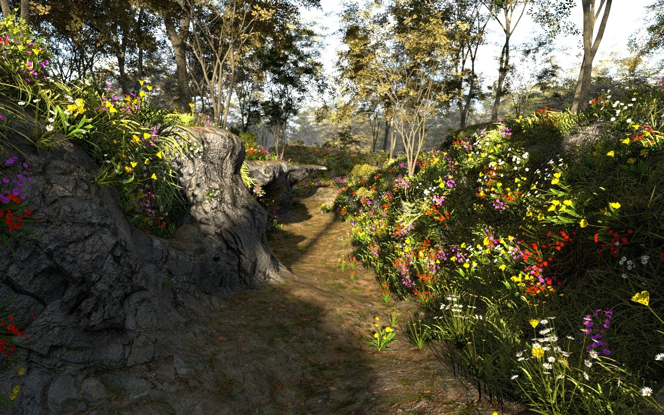 ArtStation - Sweet spring in Blender | Resources