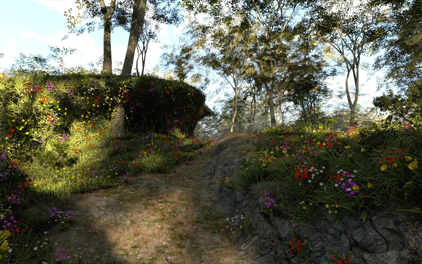 ArtStation - Sweet spring in Blender | Resources