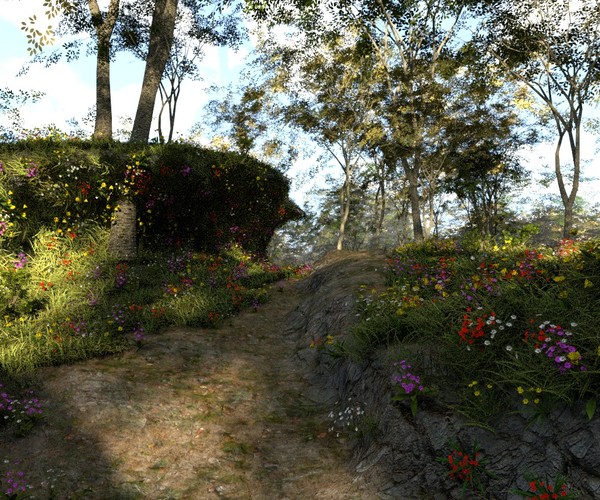 ArtStation - Sweet spring in Blender | Resources