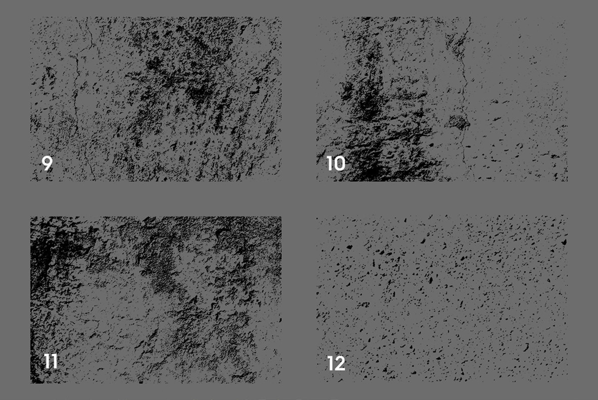 ArtStation - 20 Concrete Wall Texture Overlays | Brushes