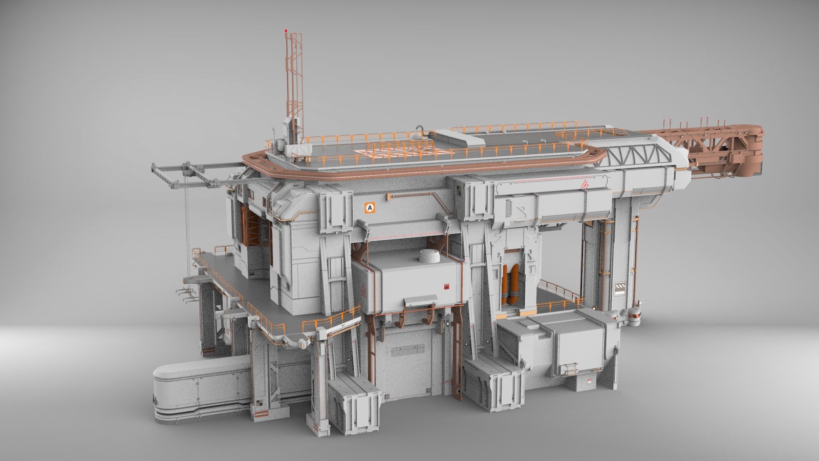 ArtStation - sci-fi architecture 8 | Resources