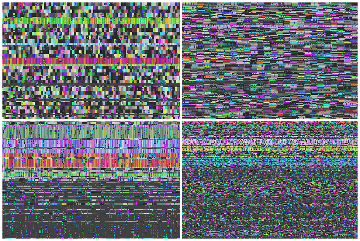 ArtStation - 10 Seamless Error Glitch Backgrounds | Artworks