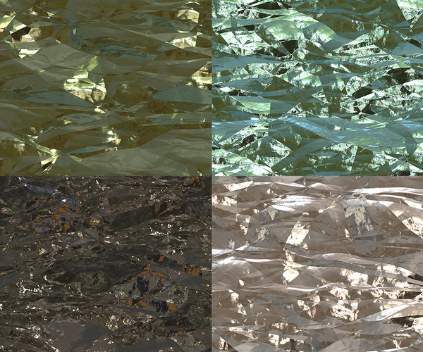 ArtStation - 20 Crumpled Foil Background Textures | Resources