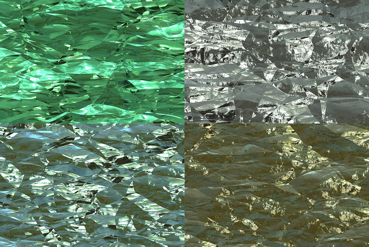 ArtStation - 20 Crumpled Foil Background Textures | Resources
