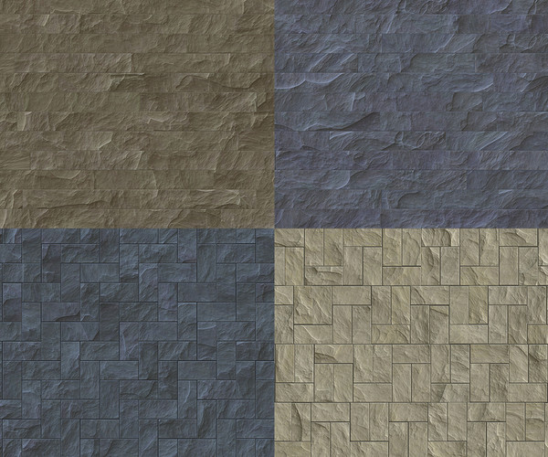 ArtStation - 15 Seamless Stone Cladding Textures | Resources