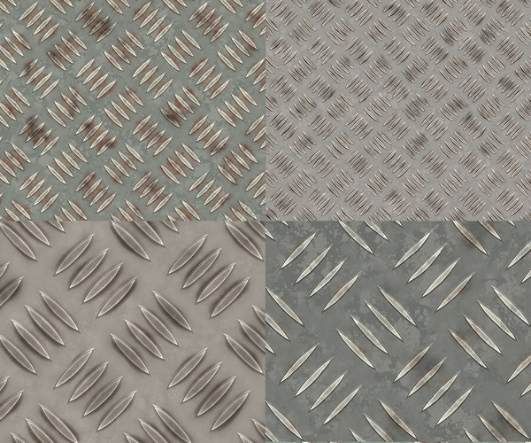 ArtStation - 20 Diamond Plate Background Textures | Resources