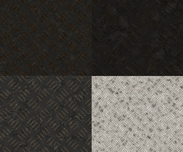 ArtStation - 20 Diamond Plate Background Textures | Resources