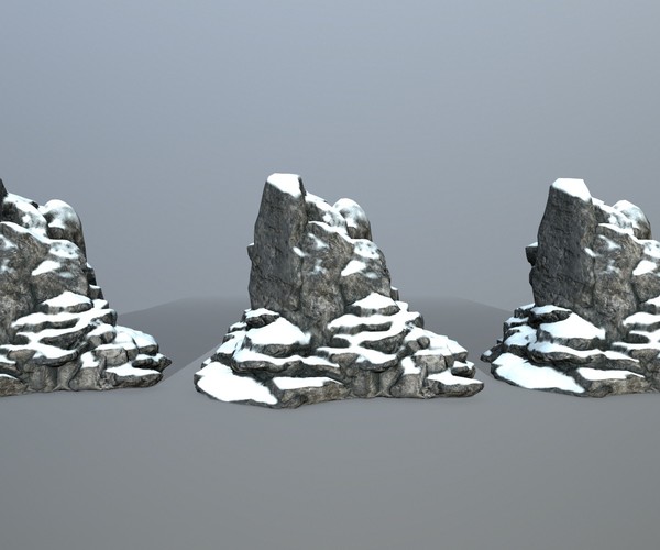 ArtStation - snow rocks | Resources