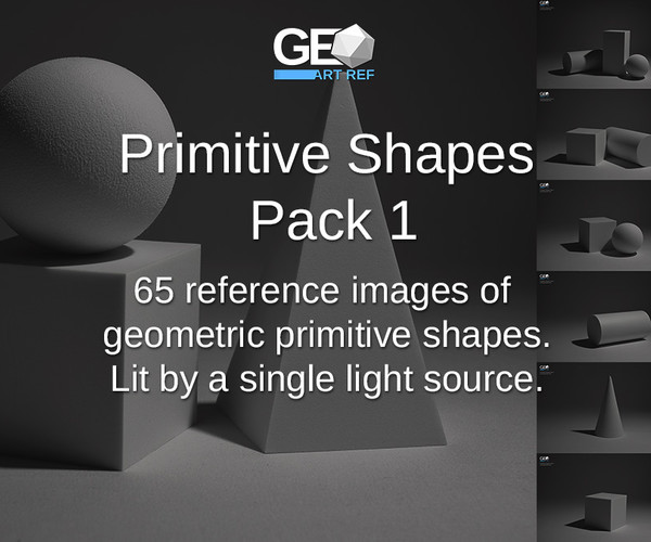 ArtStation - Primitive Shapes Pack 1 | Resources