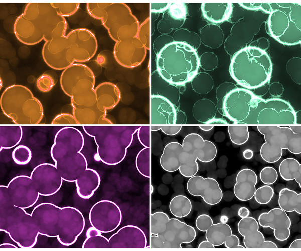 ArtStation - 20 Luminescent Cells Backgrounds | Artworks