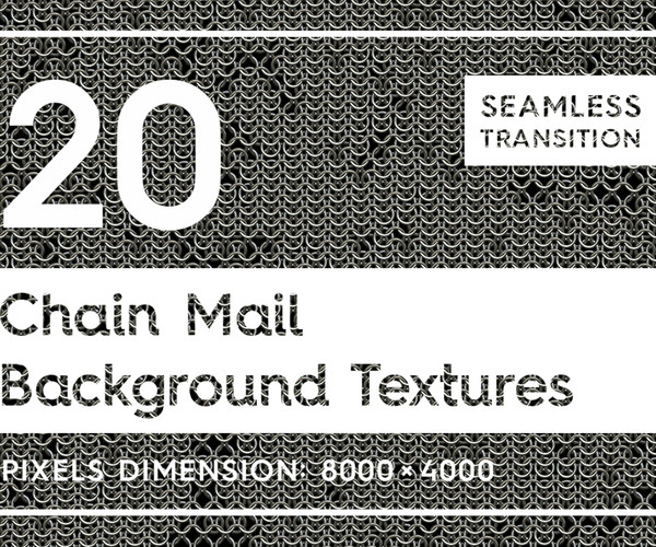 ArtStation - 20 Chain Mail Background Textures | Resources