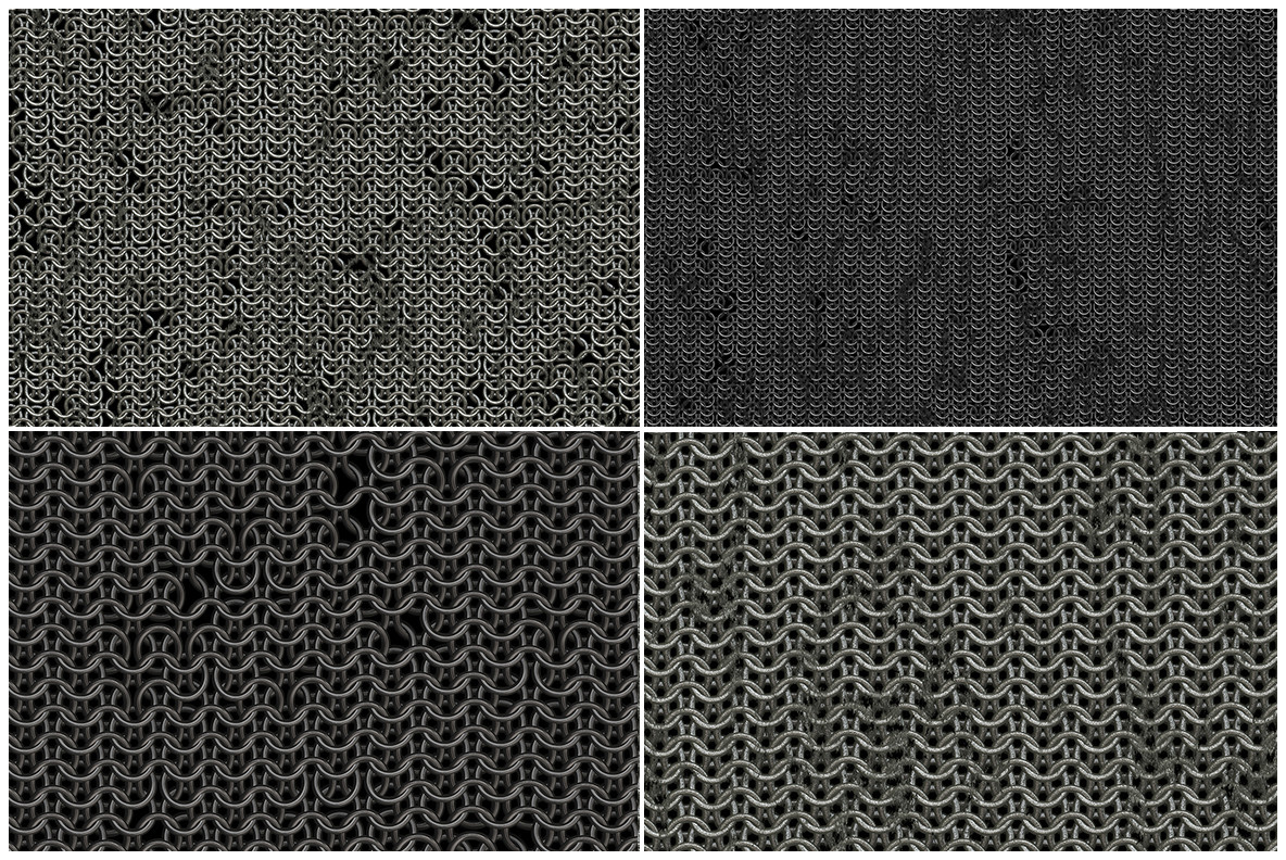 ArtStation - 20 Chain Mail Background Textures | Resources