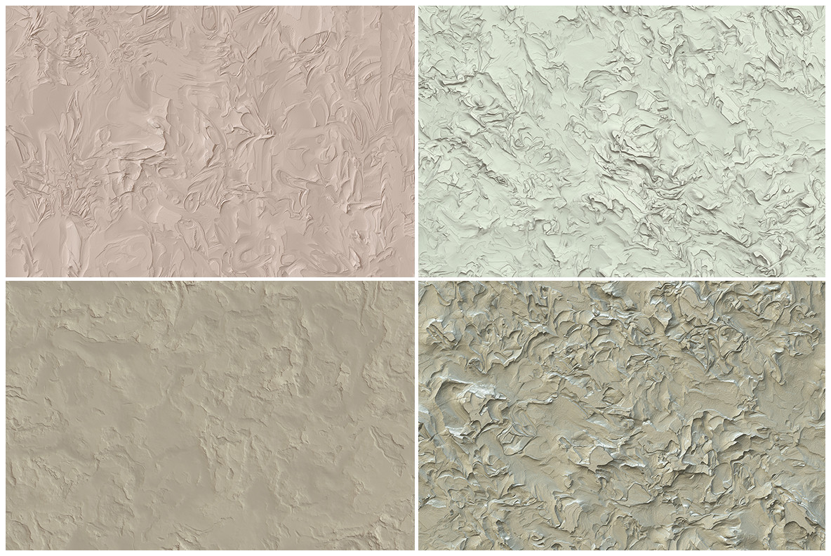 ArtStation - 10 Rough Plastering Textures | Resources