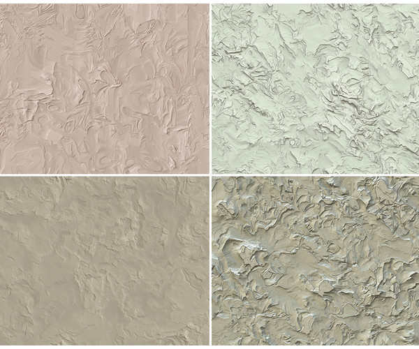 ArtStation - 10 Rough Plastering Textures | Resources