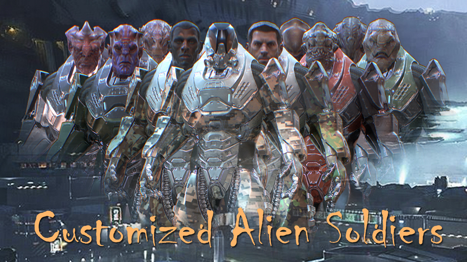 ArtStation - PBR Customized Soldier Aliens | Game Assets