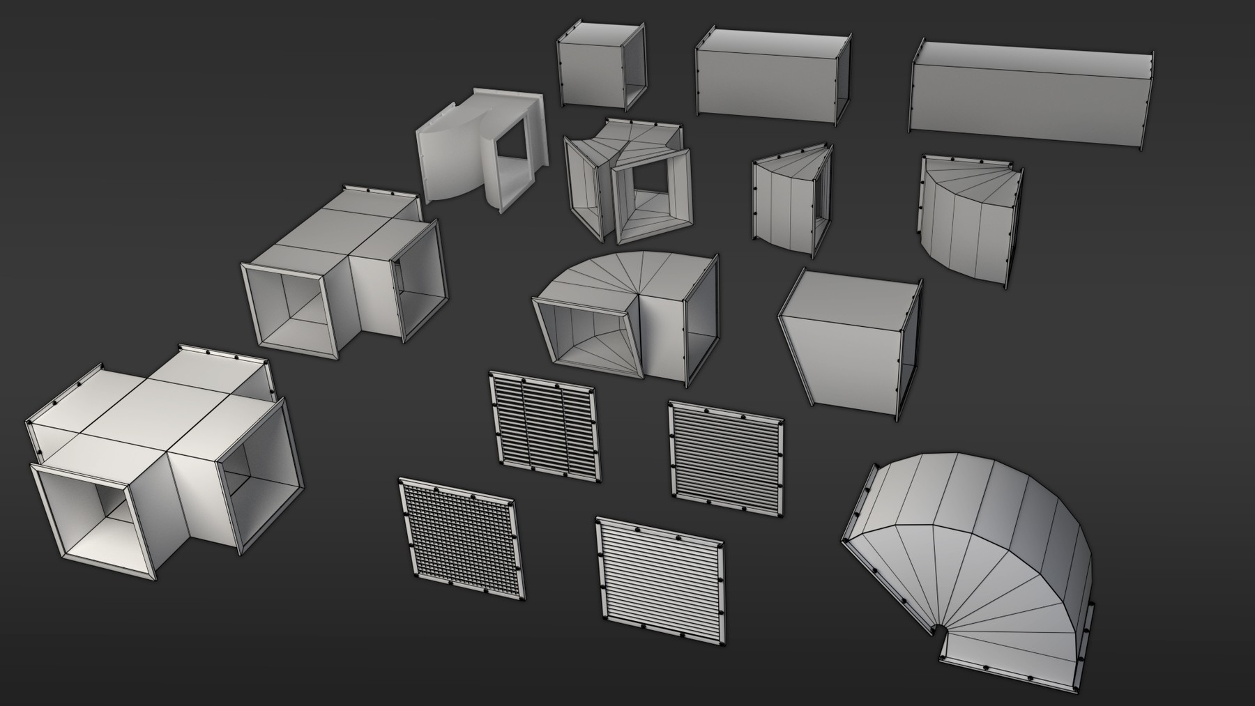 ArtStation - Ventilation Duct Pack 02 | Resources