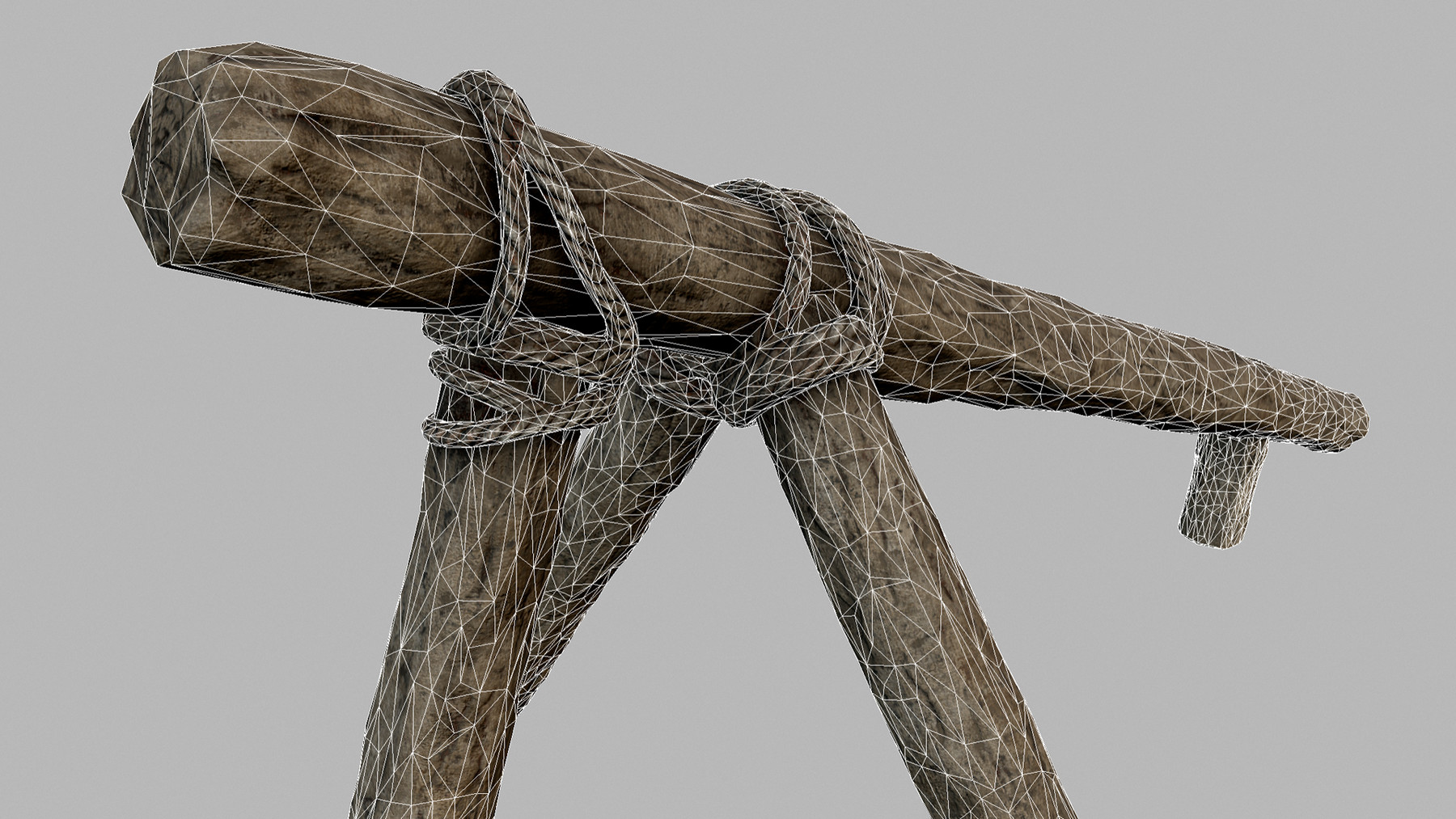 ArtStation - Log Ramp Defense PBR | Game Assets