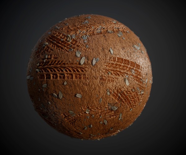 ArtStation - Sand Ground Mud Dirt Tire Tracks Seamless PBR Texture ...