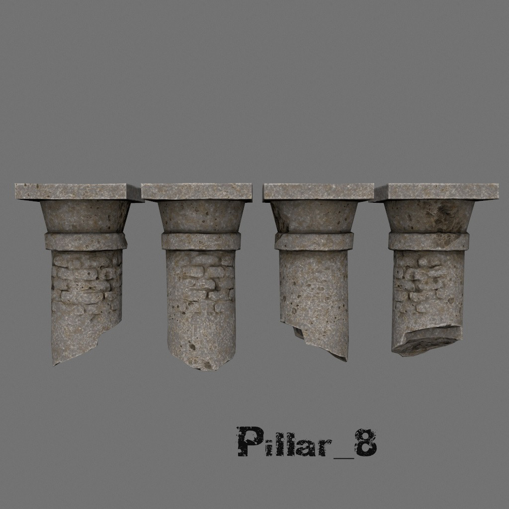 ArtStation - Pillar_Set_1 | Resources