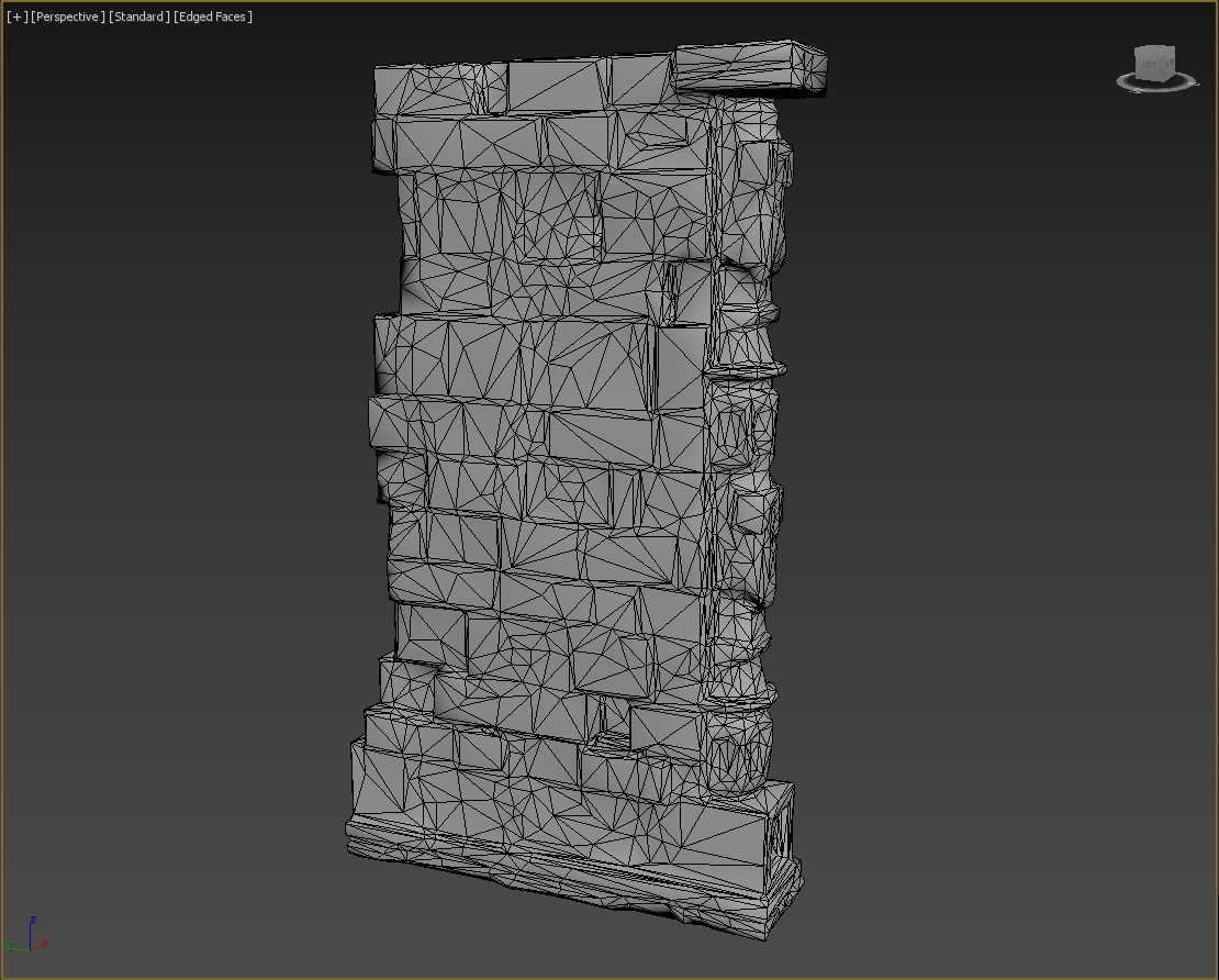 ArtStation - Low poly Mossy Ruin Temple Package 02 | Game Assets