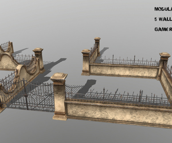 ArtStation - wall set | Resources