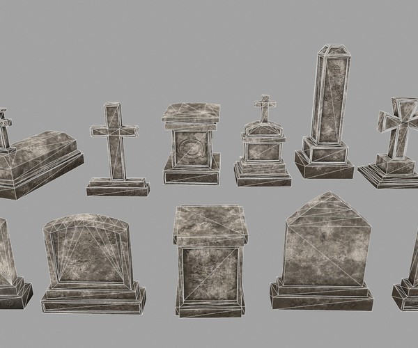 ArtStation - tombstone | Resources