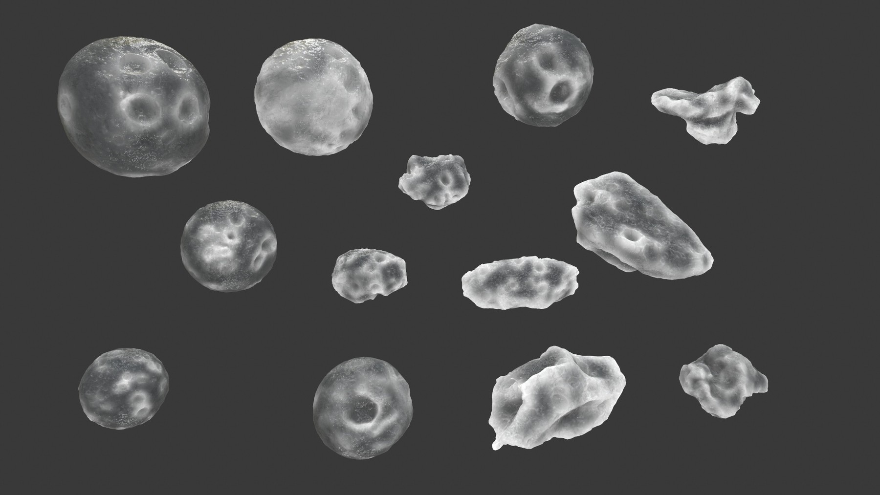 ArtStation - ice meteor set | Resources