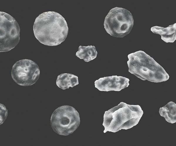 ArtStation - ice meteor set | Resources