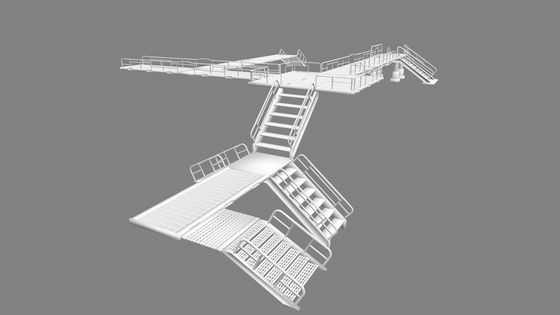 ArtStation - stairs low poly | Resources