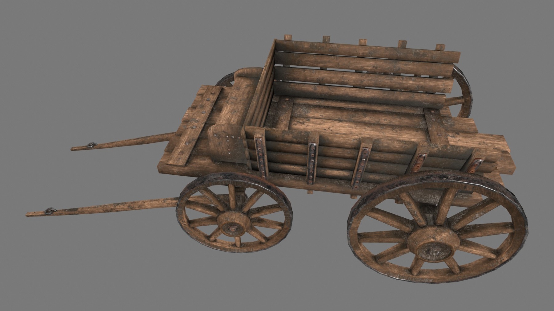 ArtStation - Wooden_Cart | Game Assets