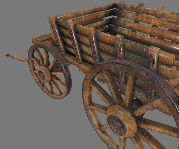 ArtStation - Wooden_Cart | Game Assets
