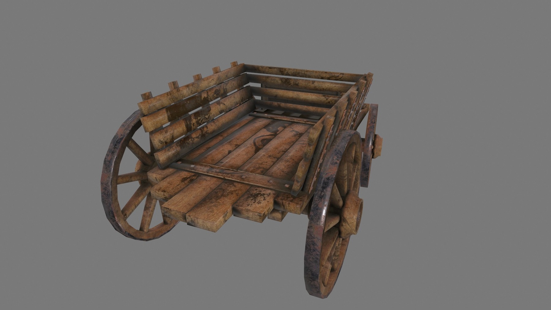 ArtStation - Wooden_Cart | Game Assets