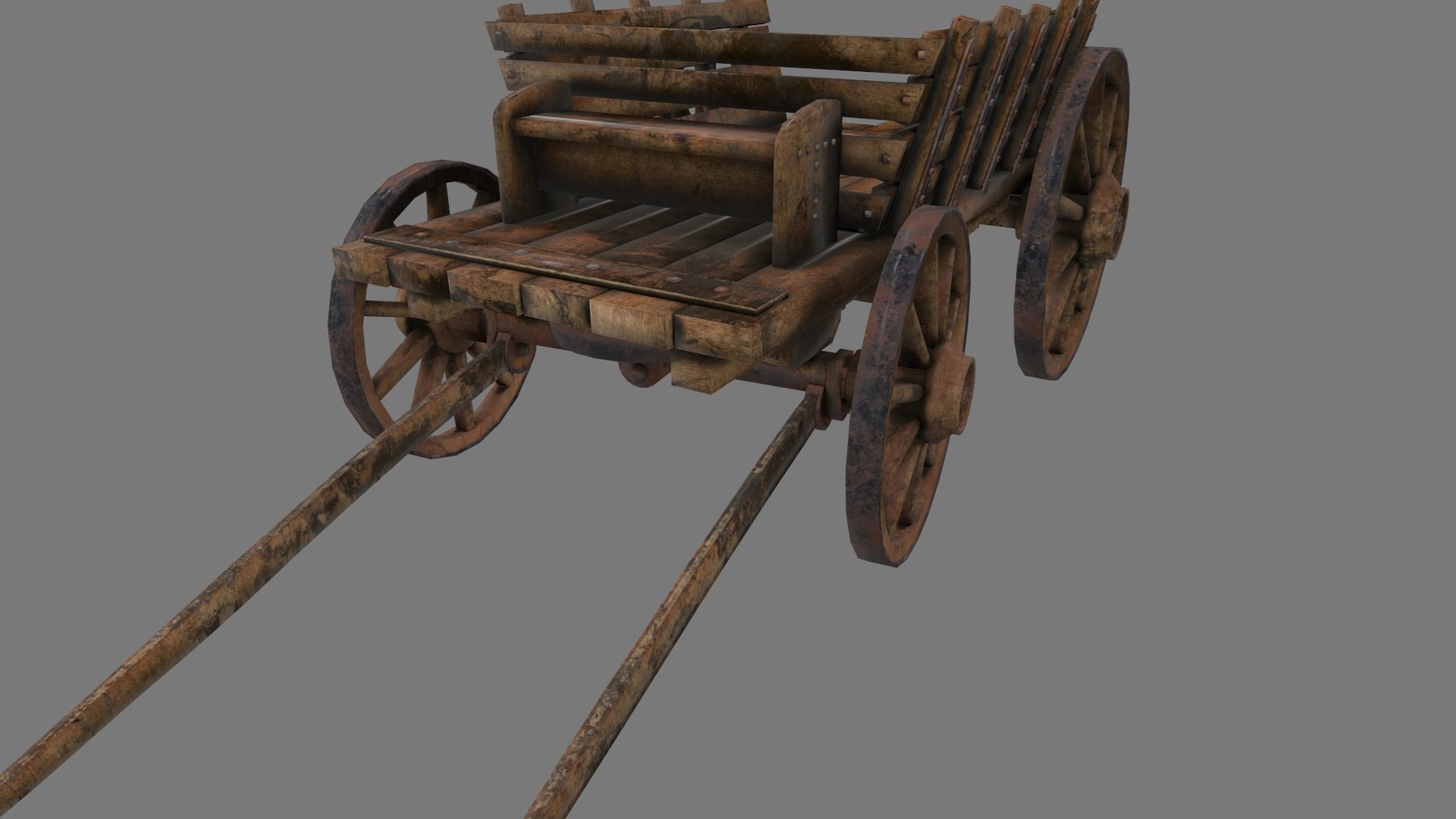 ArtStation - Wooden_Cart | Game Assets