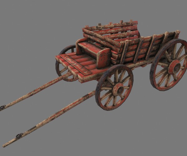 ArtStation - Wooden_Cart | Game Assets
