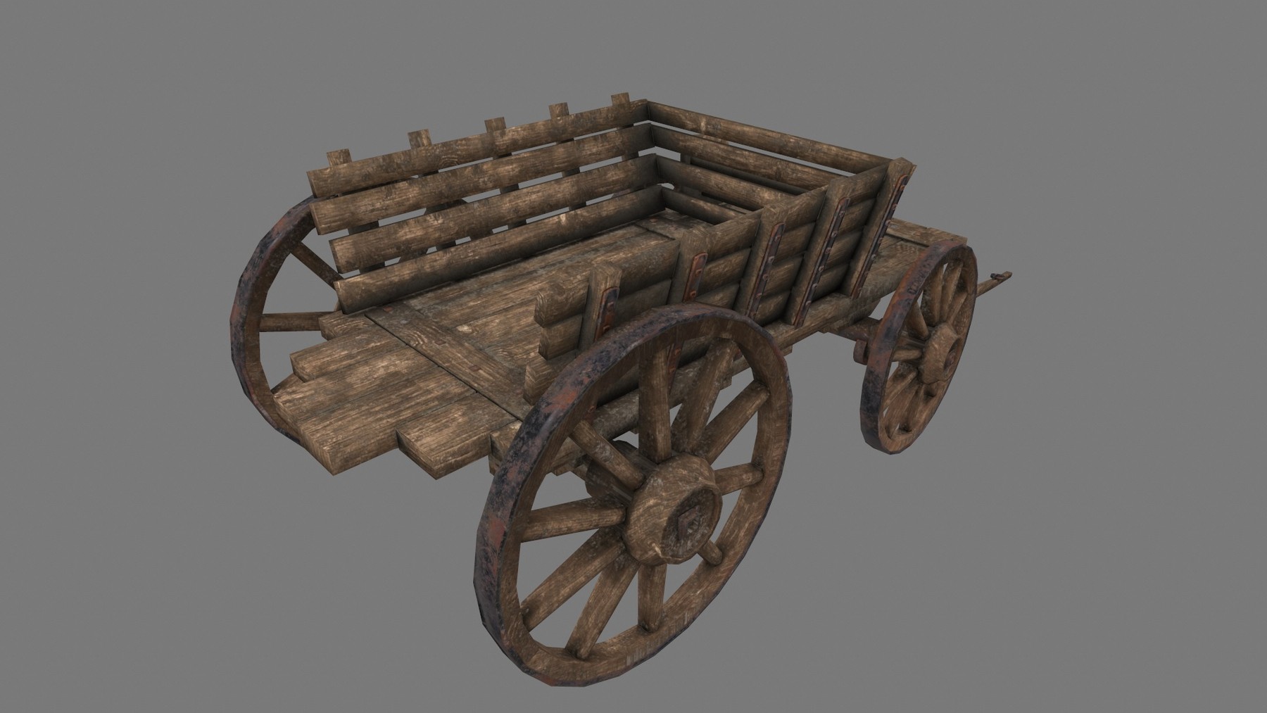 ArtStation - Wooden_Cart | Game Assets