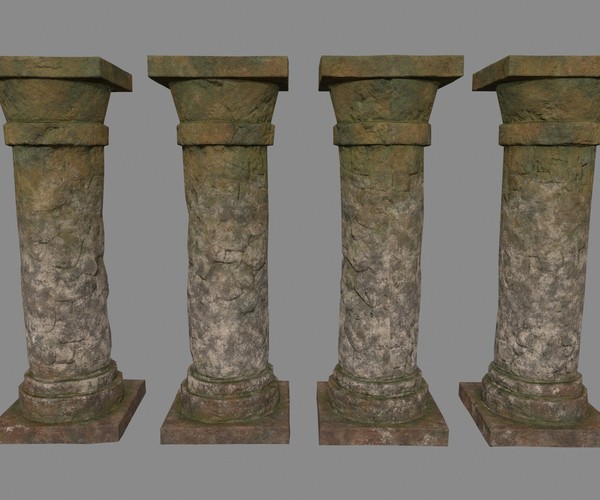 ArtStation - pillar set | Resources