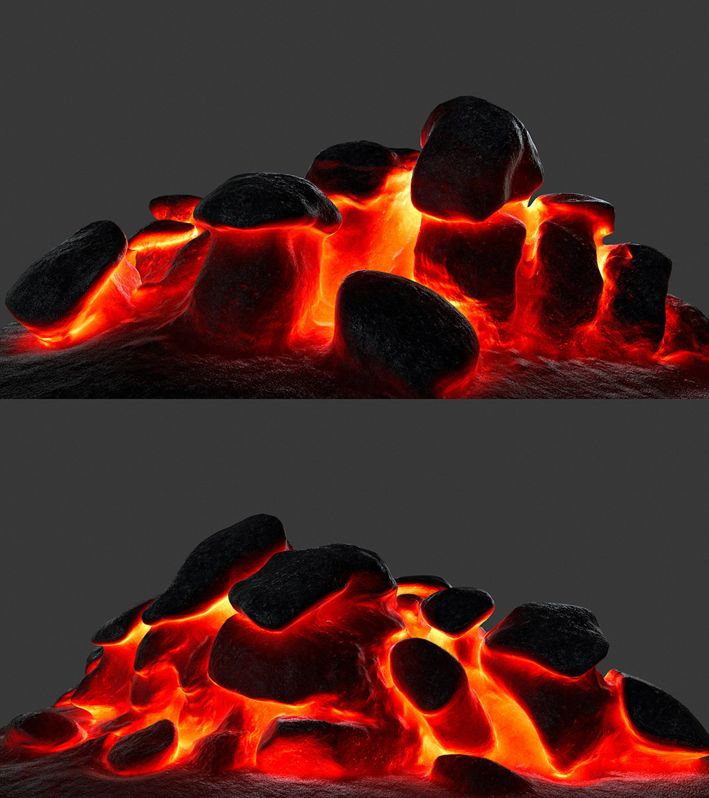 ArtStation - lava rocks | Resources
